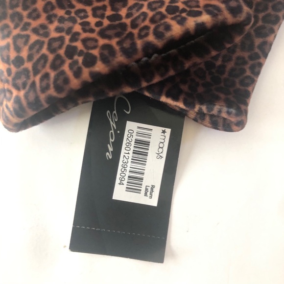 Cejon | Accessories | Cejon Velvet Gloves Leopard Thin Fleece Lining ...